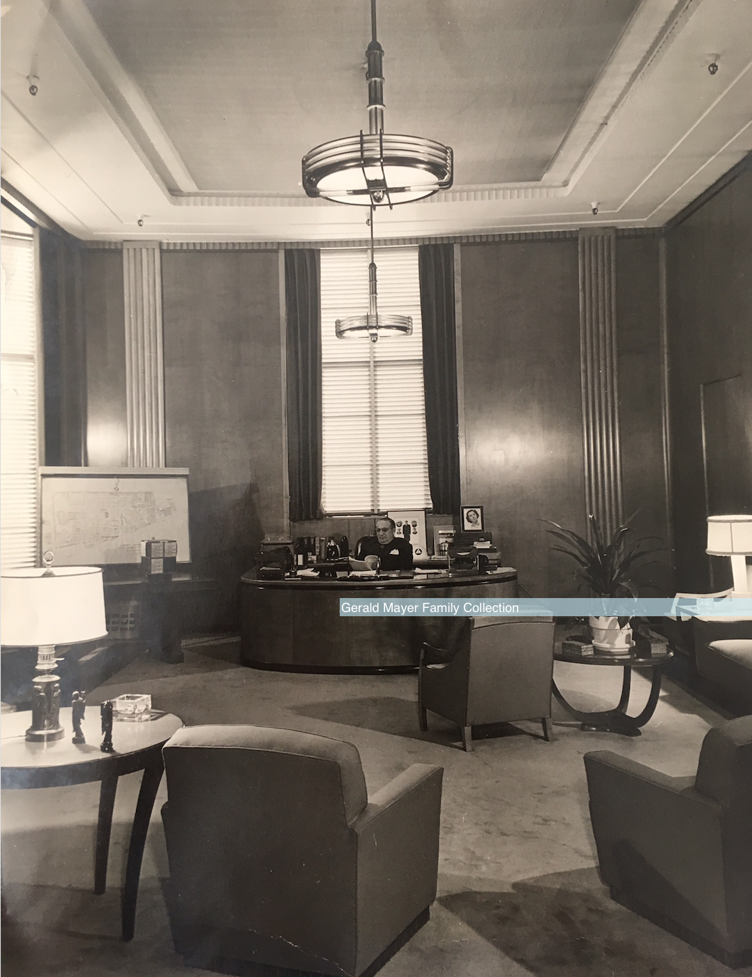 Jerry Mayer’s office at MGM is a temple of Art Deco perfection from ...